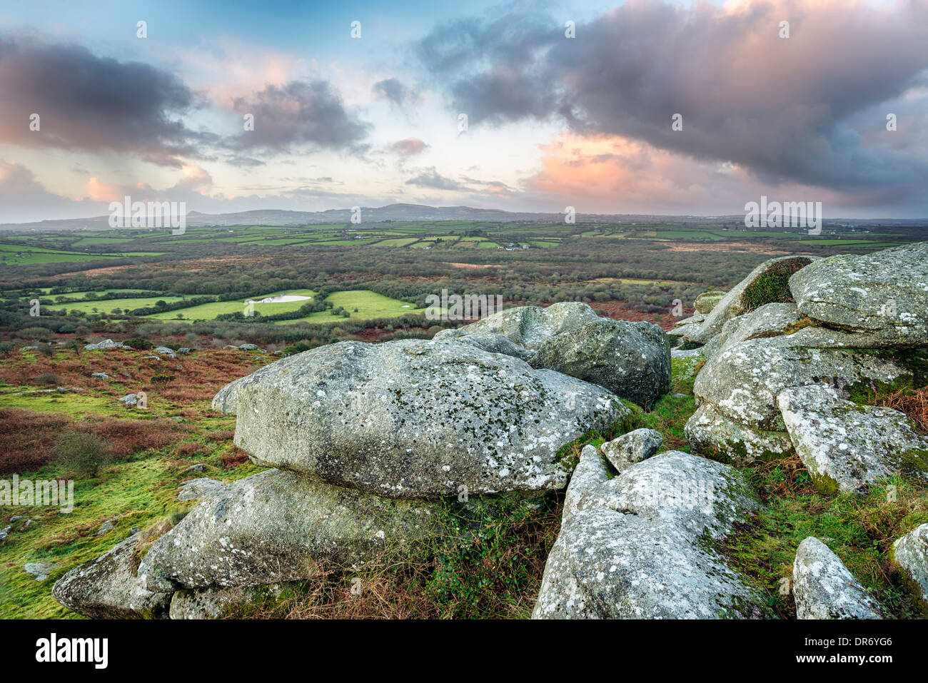 Rock formation in rolling hills hi-res stock photography and images - Alamy