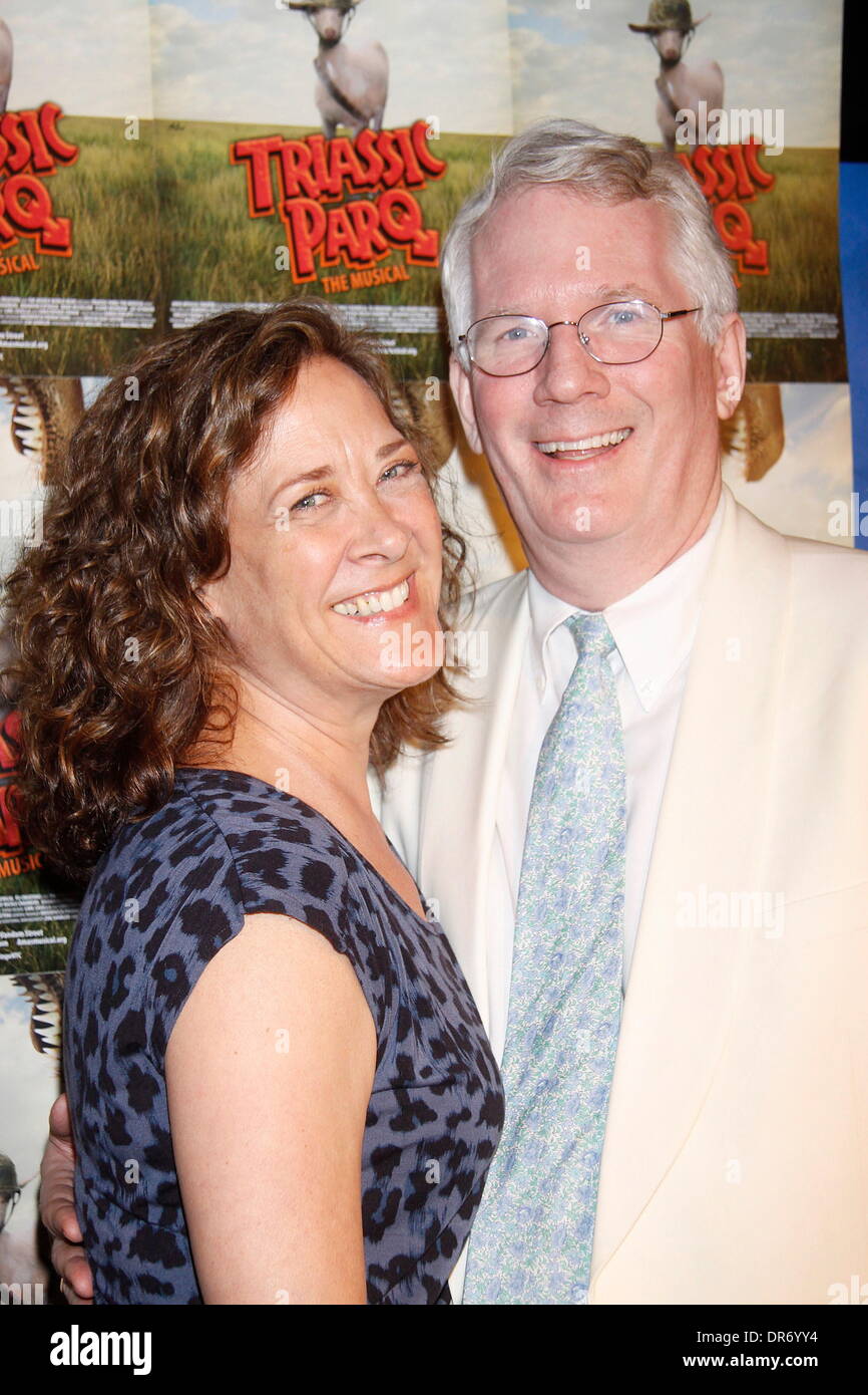 Karen Ziemba and Jack Thomas Opening night of ‘Triassic Parq’ at the ...