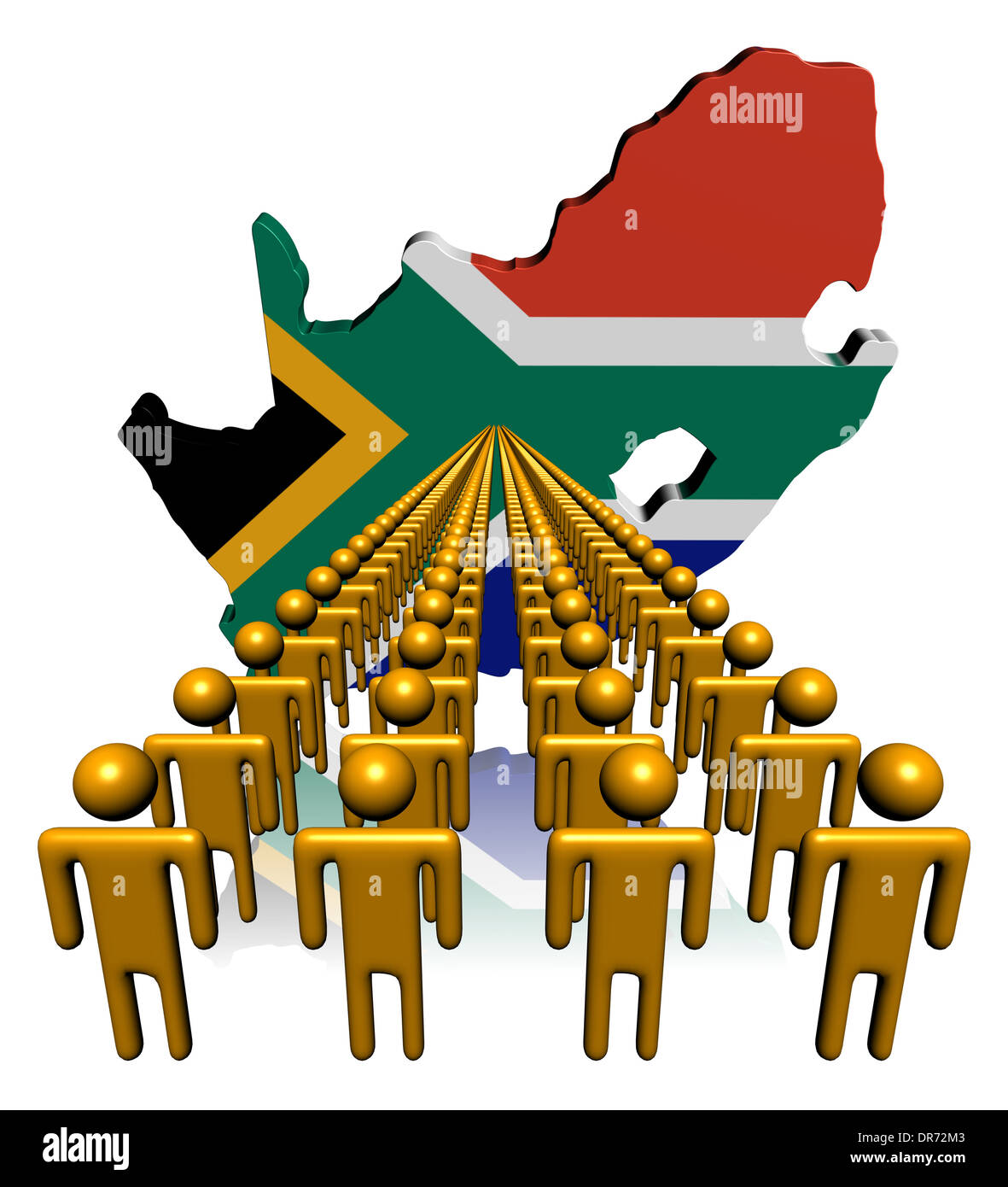 South africa population map hi-res stock photography and images - Alamy