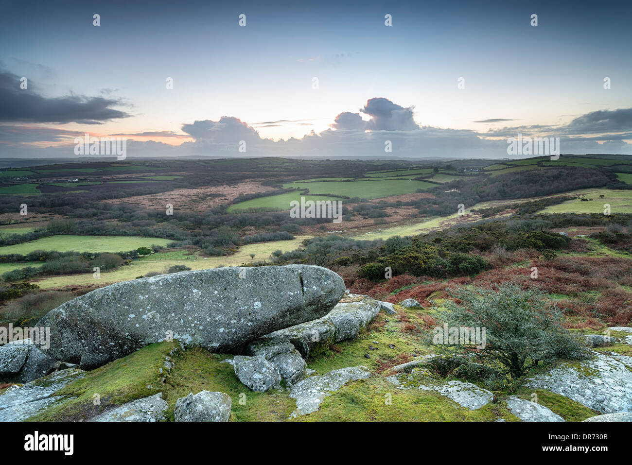 Rock formation in rolling hills hi-res stock photography and images - Alamy