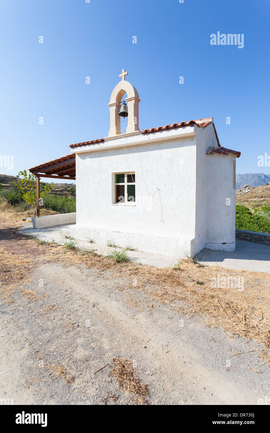 Small chapel in the mountains of Crete Island, Greece Stock Photo - Alamy