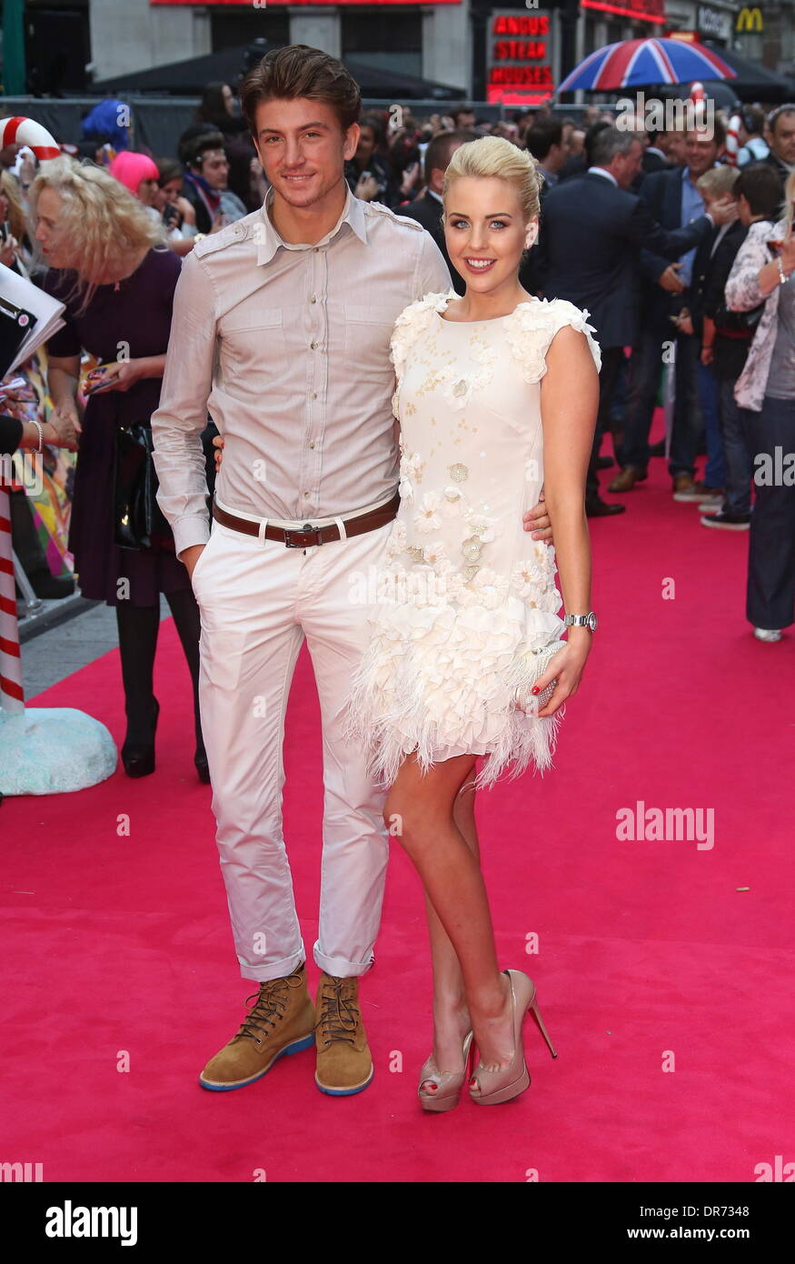 Lydia Rose Bright aka Lydia Bright and Tom Kilbey UK premiere of Katy ...