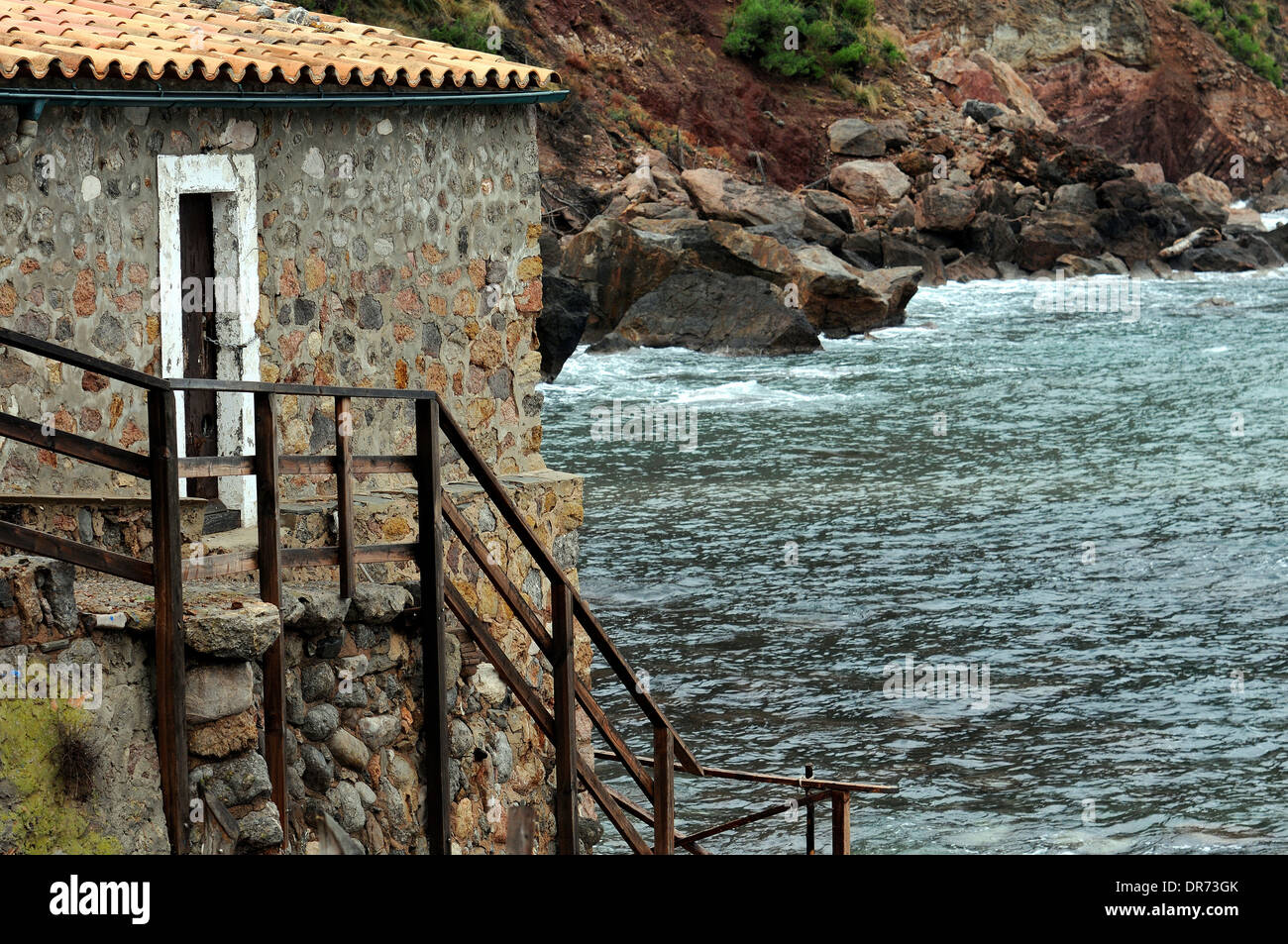 Port of the village of Valldemossa, situated in the Sierra de ...
