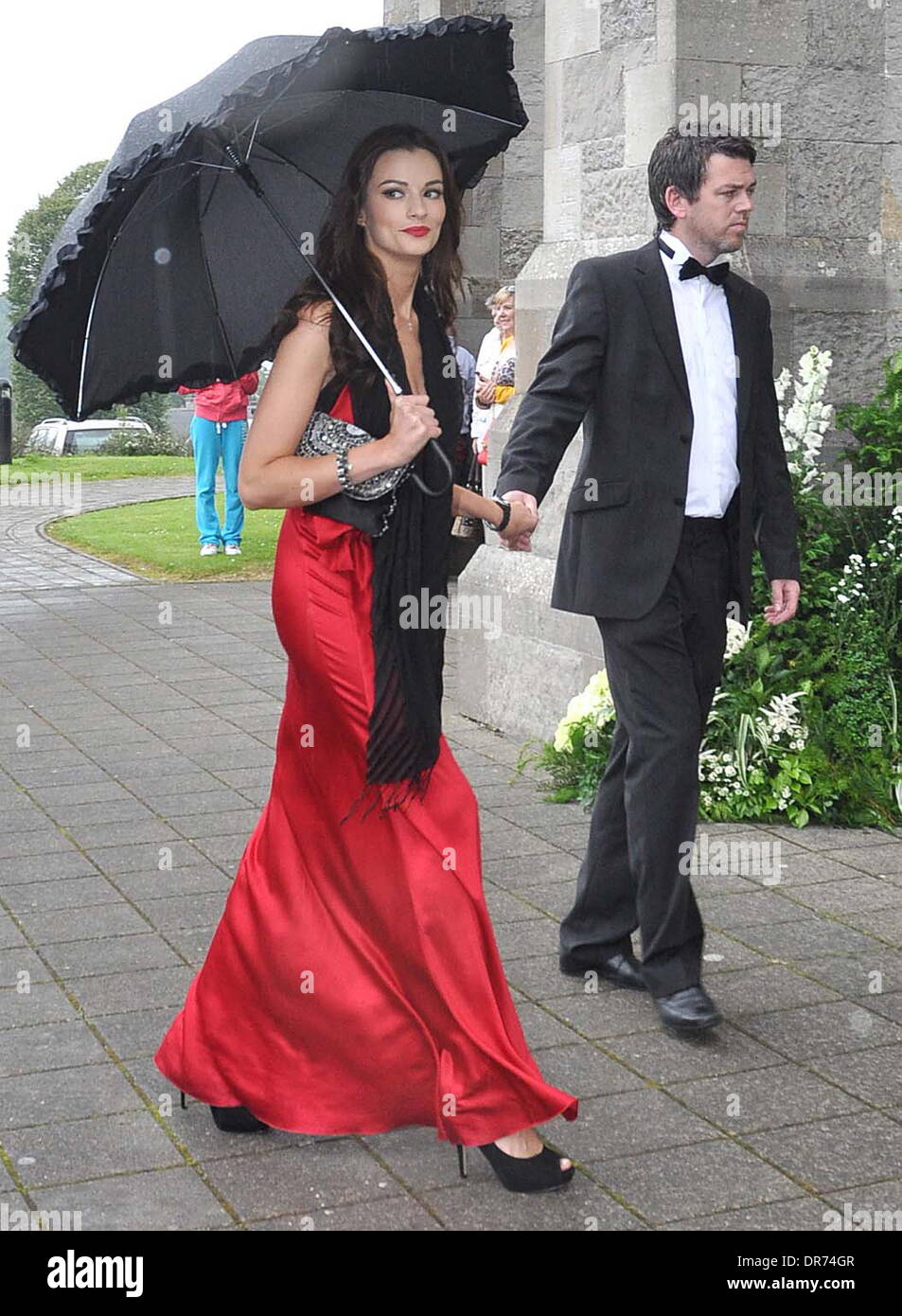 Karen Fitzpatrick and Guest The wedding of model Aoife Cogan and rugby ...