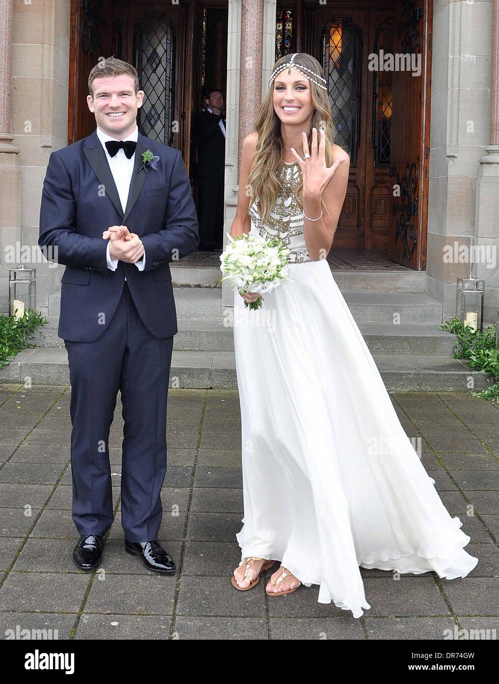 Gordon D'Arcy and Aoife Cogan The wedding of model Aoife Cogan and ...