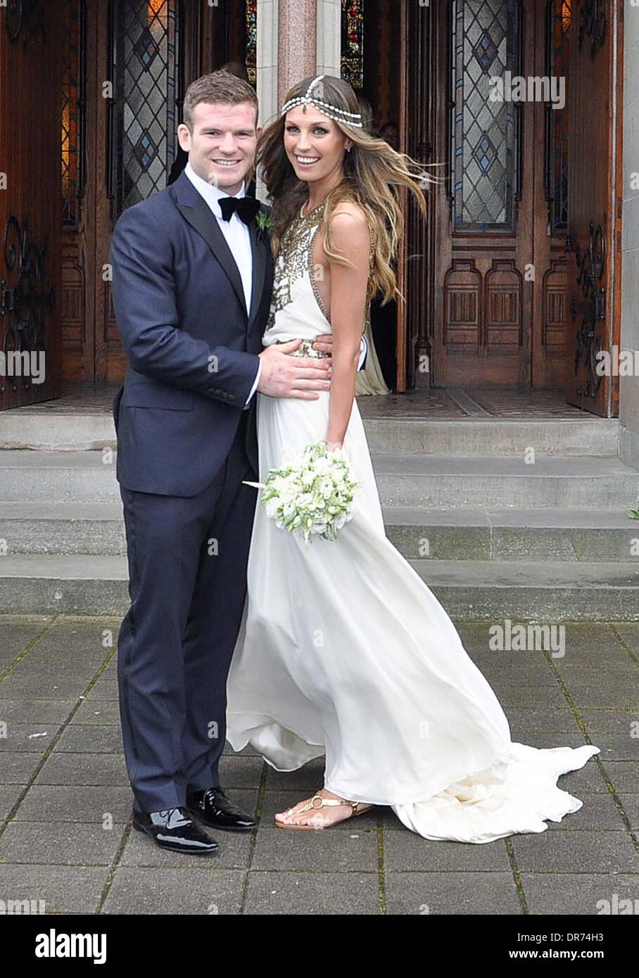 Gordon D'Arcy and Aoife Cogan The wedding of model Aoife Cogan and ...