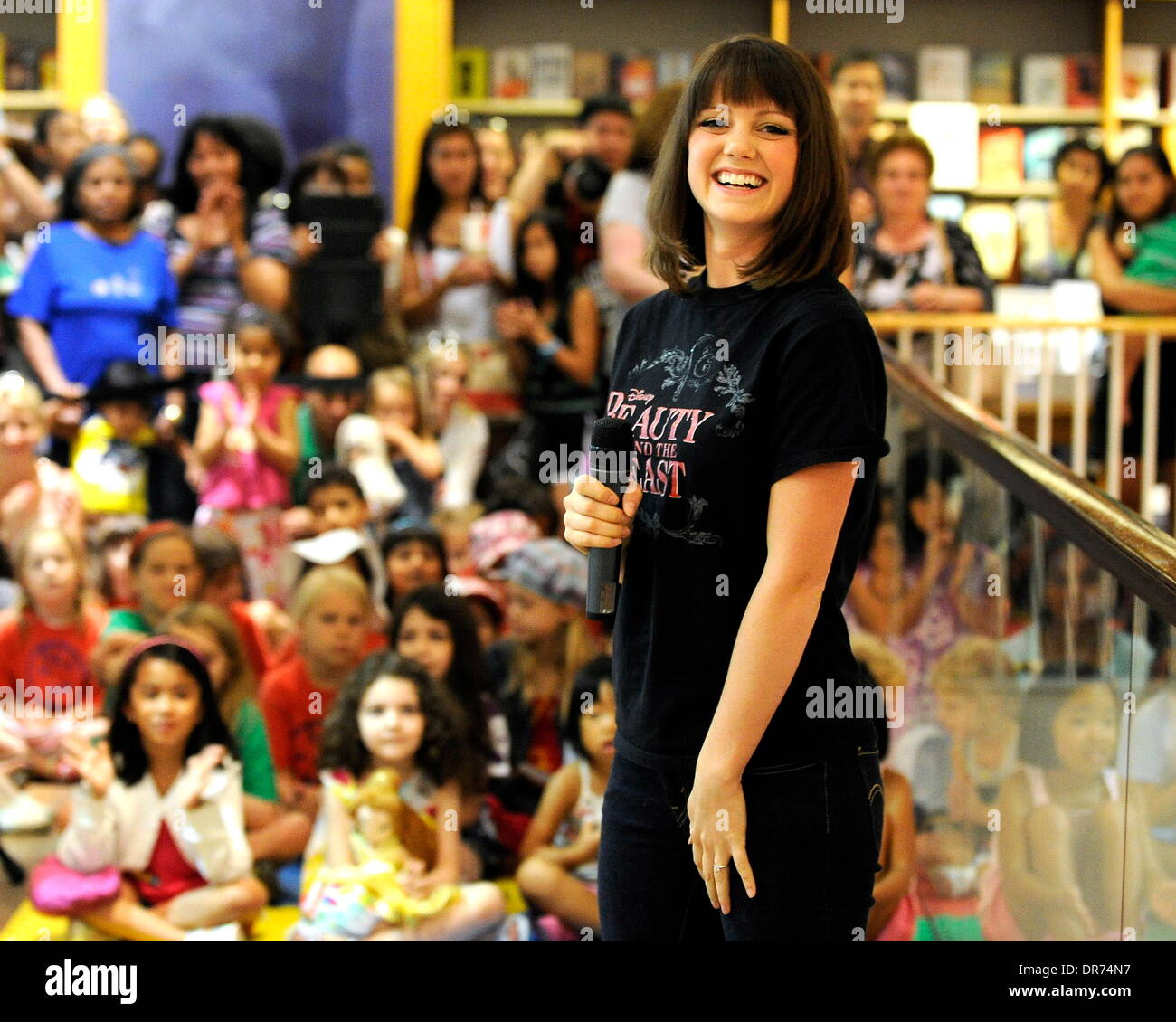 Emily Behny 'Beauty and The Beast' live cast performance to promote the ...