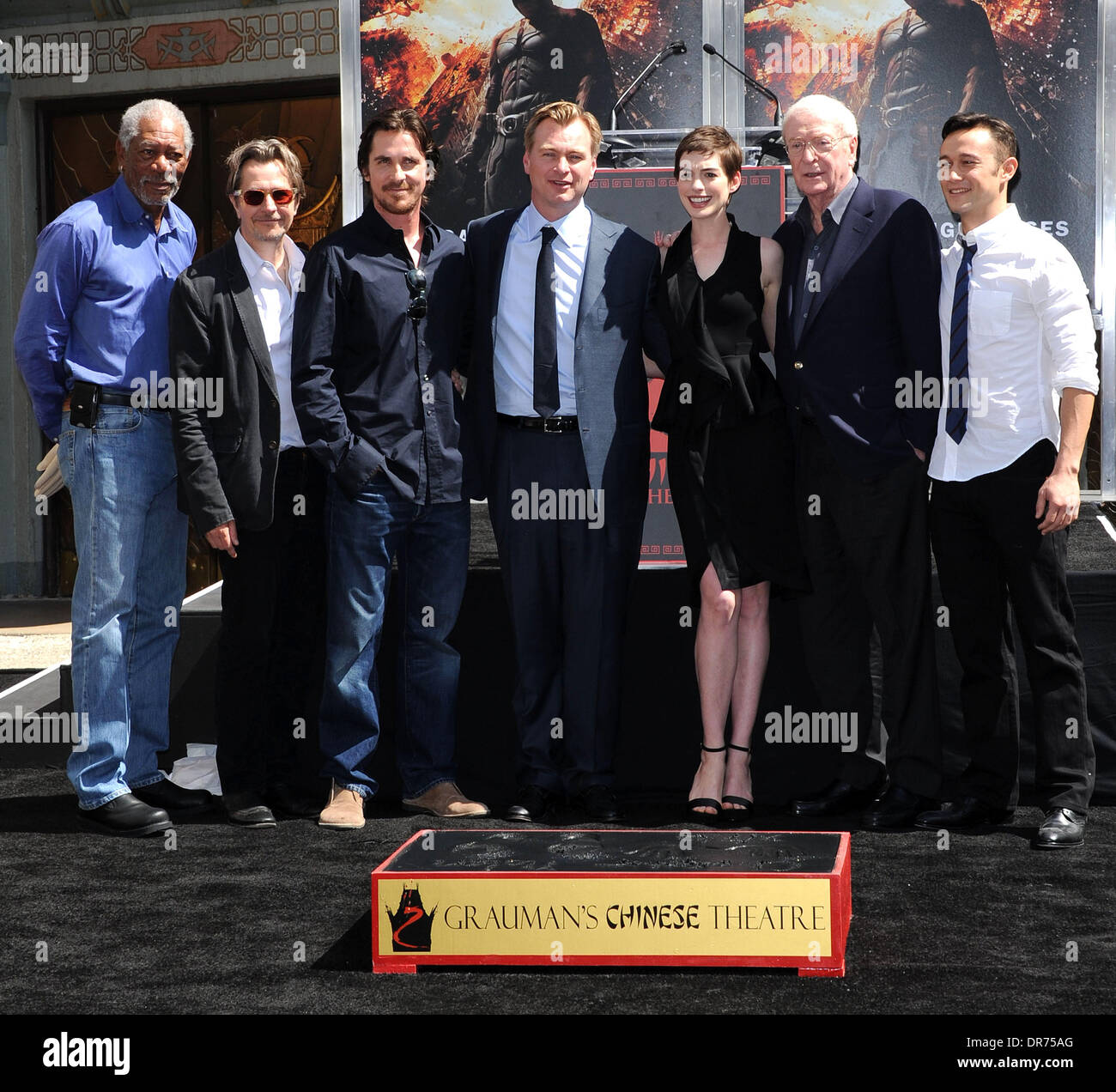 Morgan Freeman, Gary Oldman, Christian Balek Christopher Nolan, Anne ...