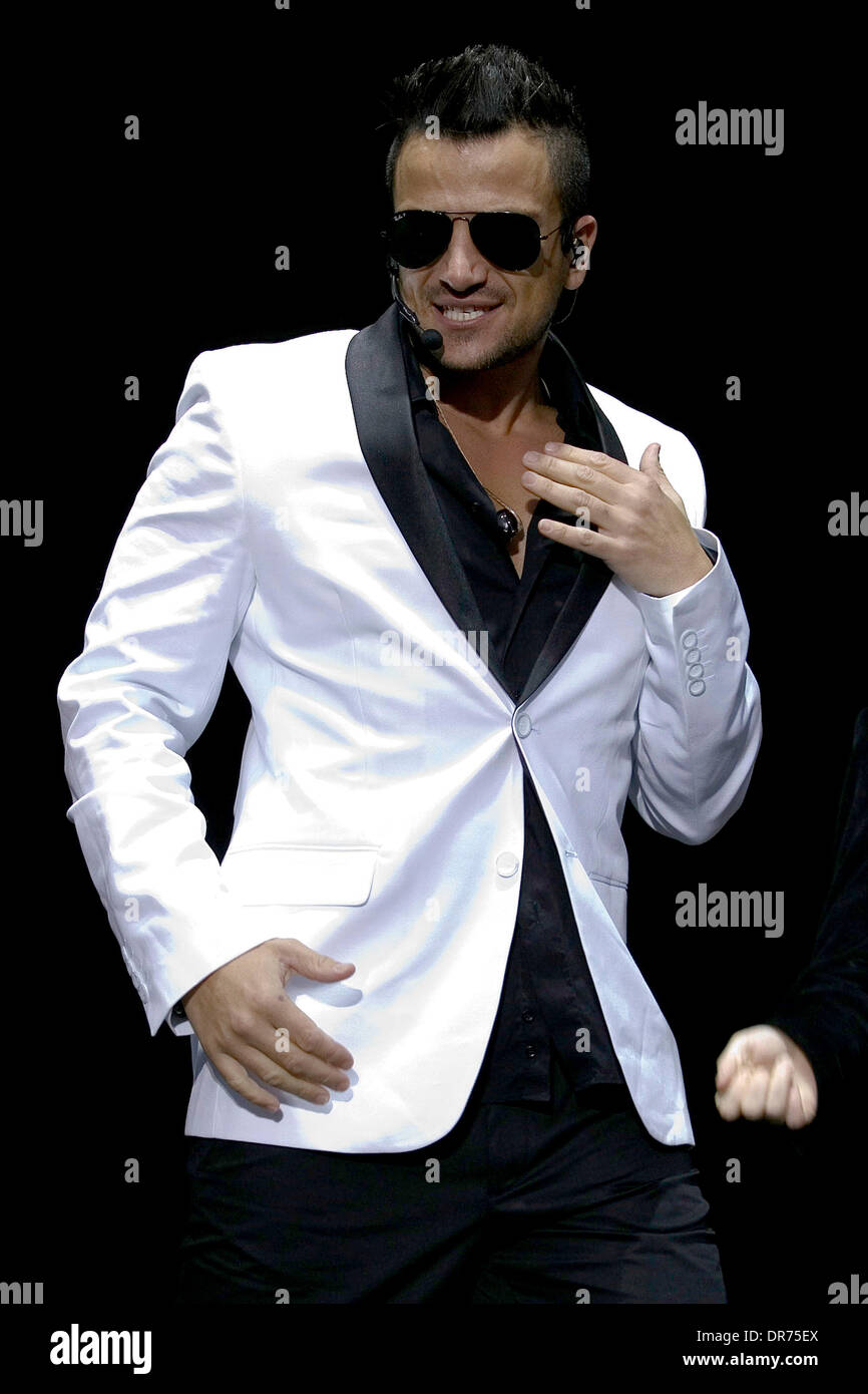 Peter Andre performing live at Hamilton Park Racecourse Hamilton ...