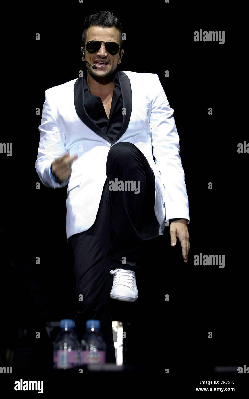 Peter Andre performing live at Hamilton Park Racecourse Hamilton ...