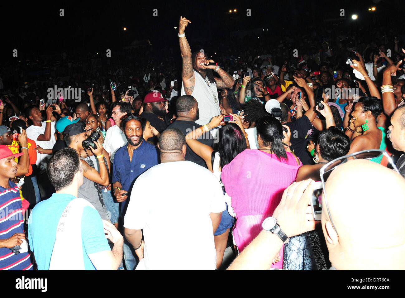 Waka Flocka performs at the Radio One Festival At Klipsch Amphitheater ...