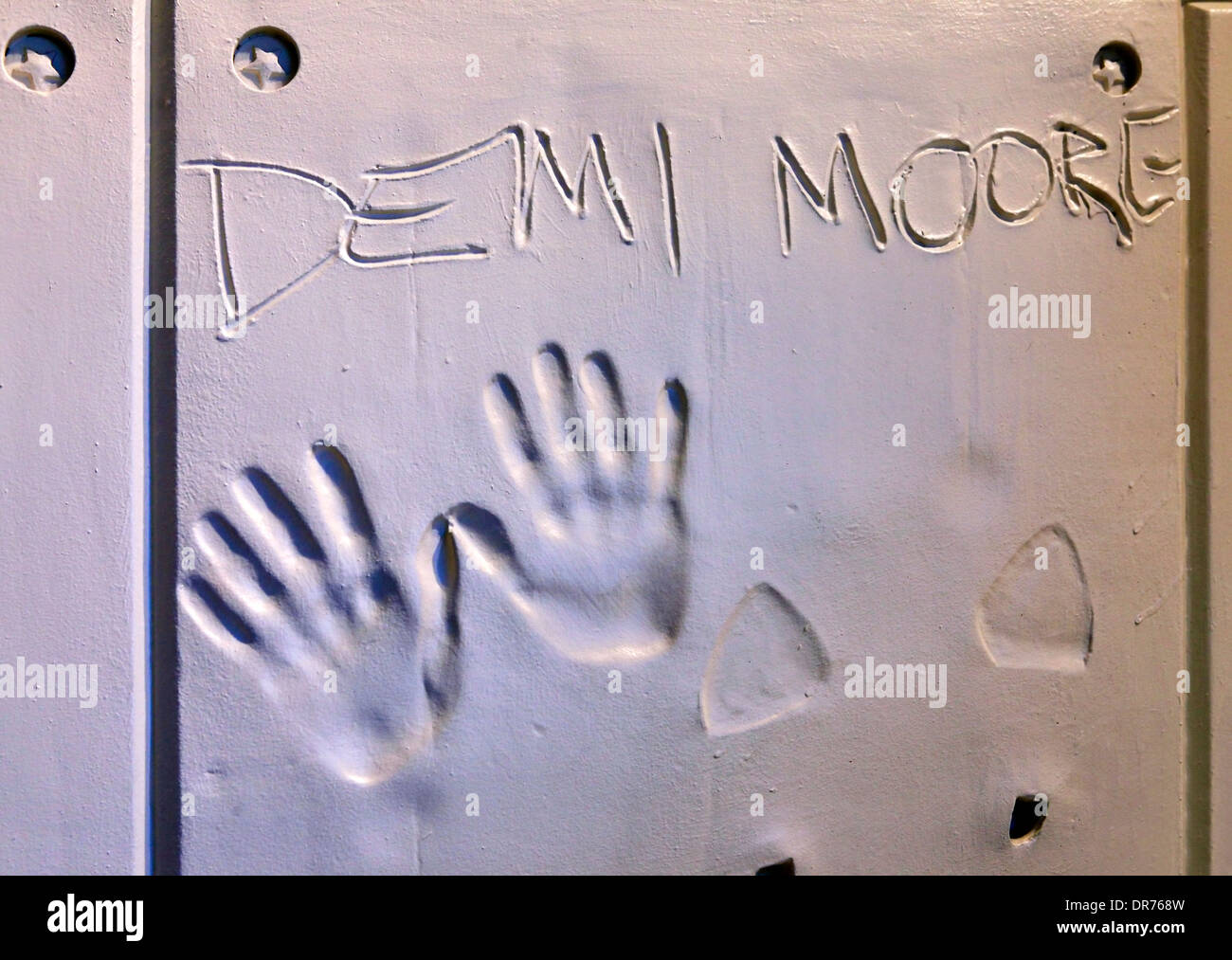 Famous handprints hi-res stock photography and images - Alamy