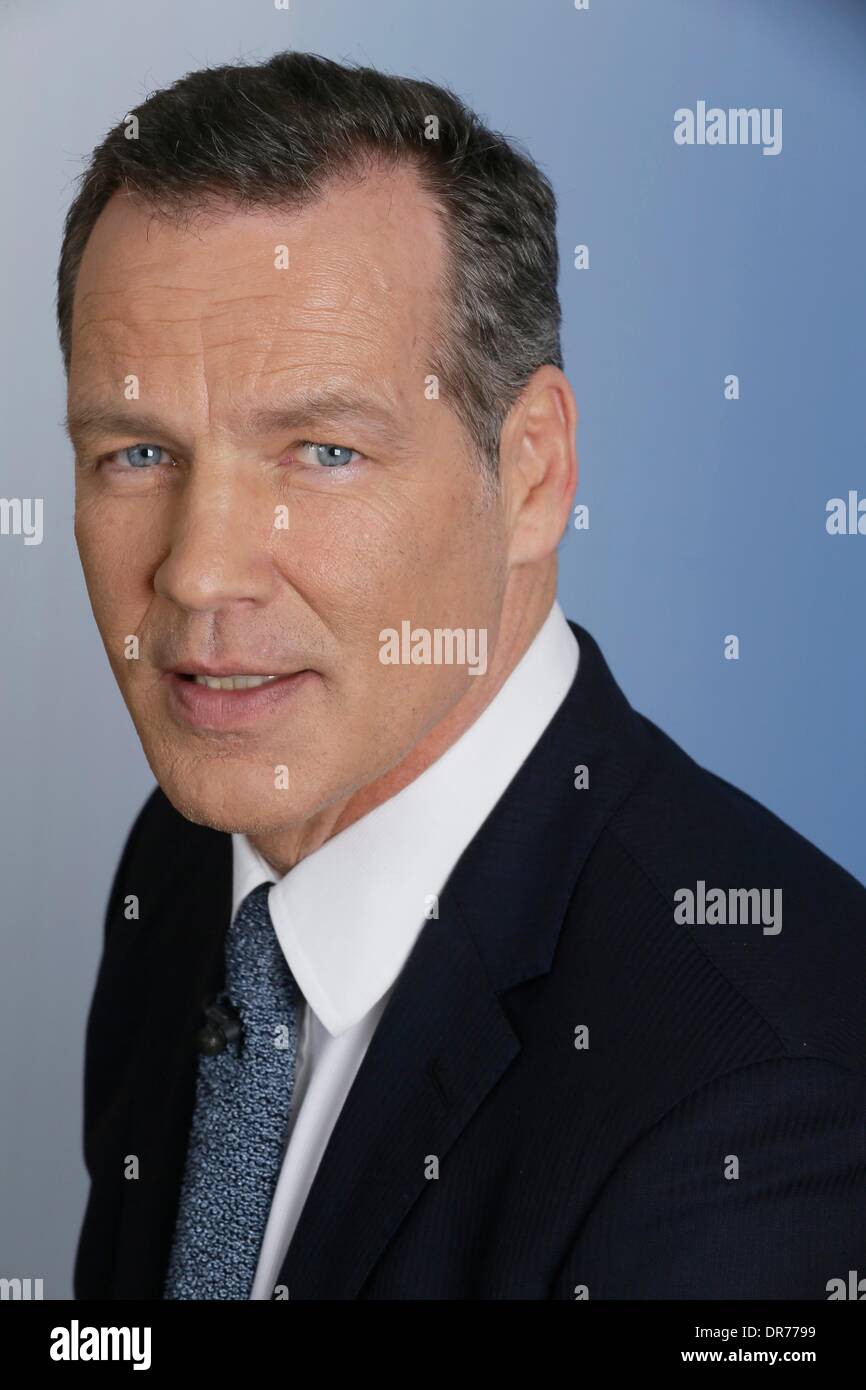 Leipzig, Germany. 17th Jan, 2014. Former German boxer Henry Maske poses ...