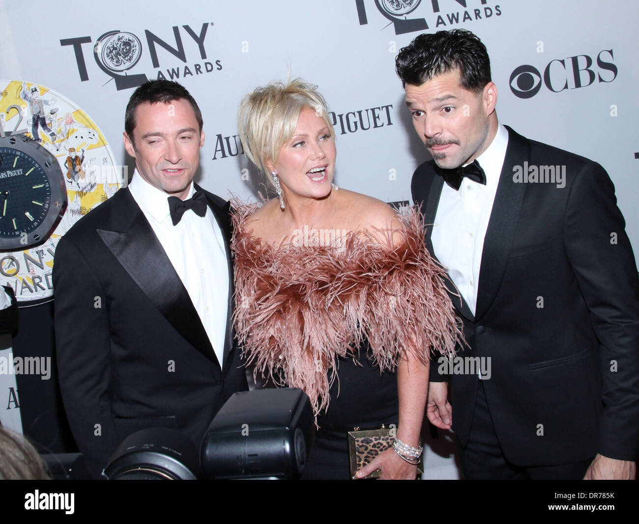 Hugh Jackman, Deborra-Lee Furness, Ricky Martin The 66th Annual Tony ...