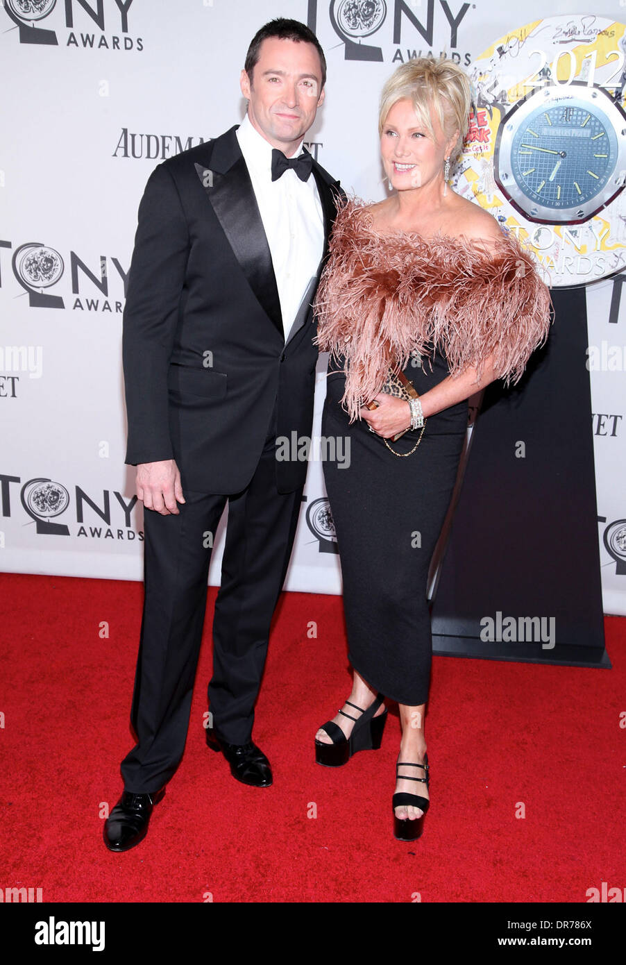Hugh Jackman, Deborra-Lee Furness The 66th Annual Tony Awards, held at ...
