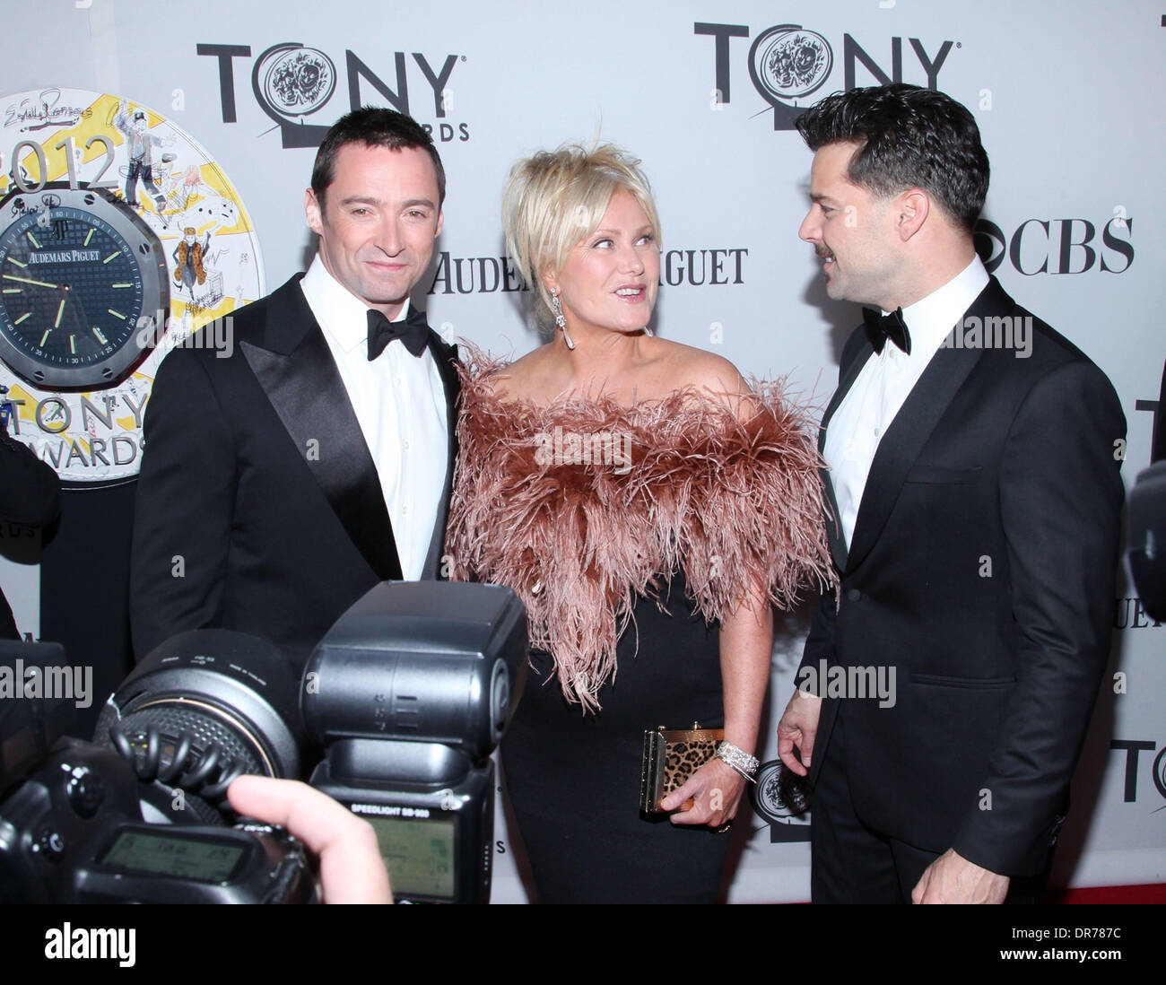Hugh Jackman, Deborra-Lee Furness, Ricky Martin The 66th Annual Tony ...