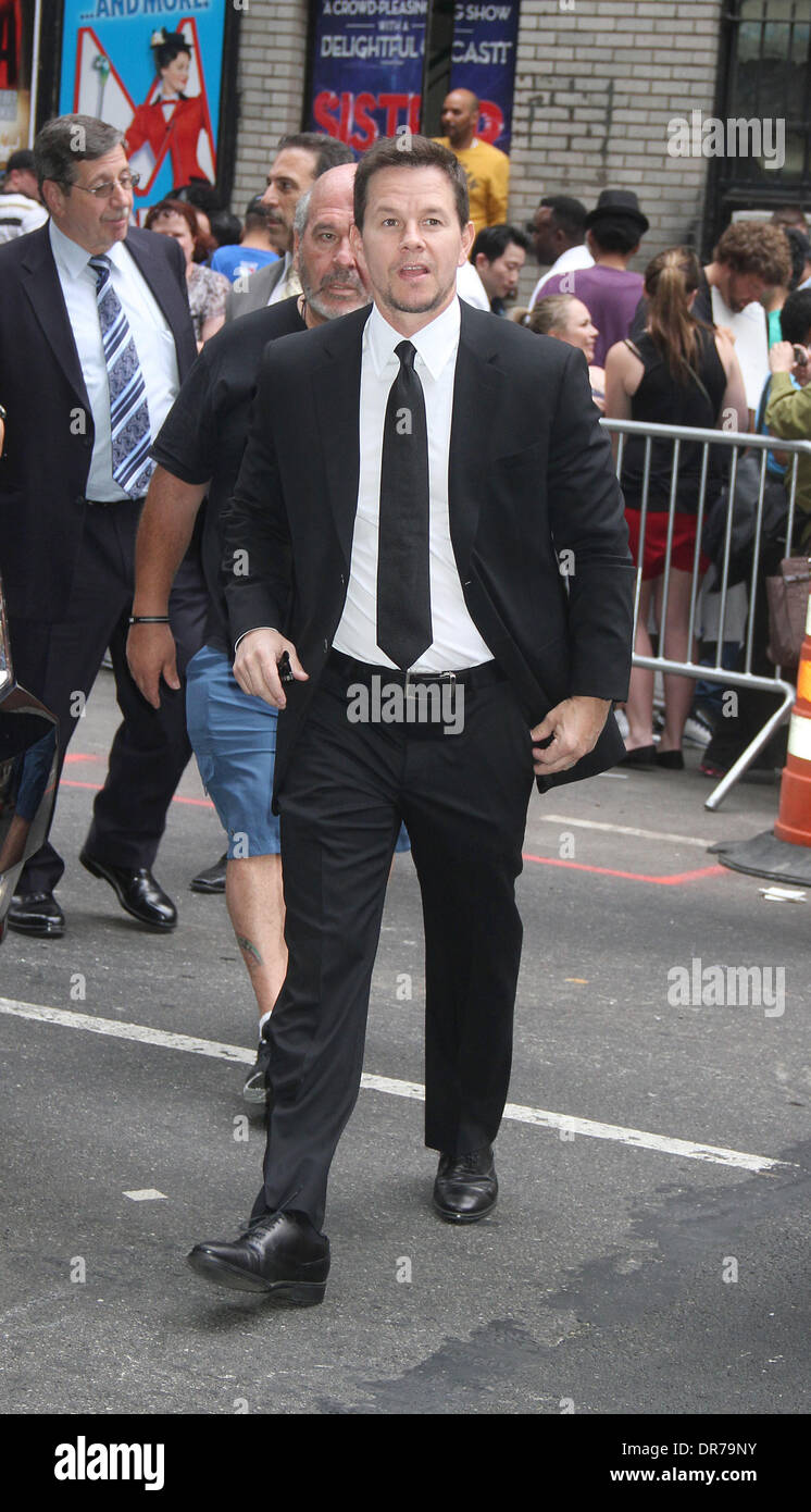 Mark Wahlberg 'The Late Show with David Letterman' at the Ed Sullivan ...