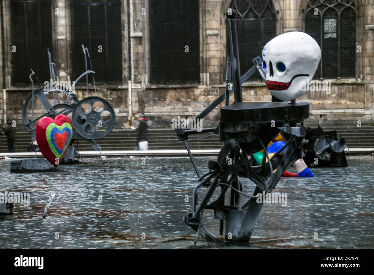 The Stravinsky' Mechanical Fountain Stock Photo - Alamy