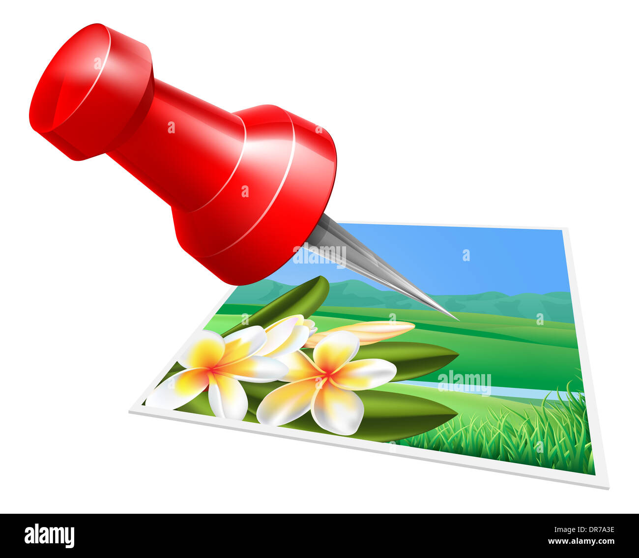 Map pins and object Cut Out Stock Images & Pictures - Alamy