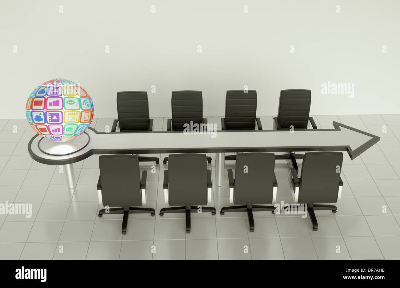 Meeting room icons hi-res stock photography and images - Alamy