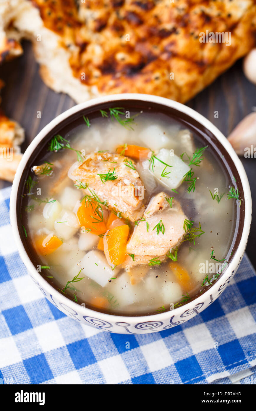 Russian fish soup hi-res stock photography and images - Alamy