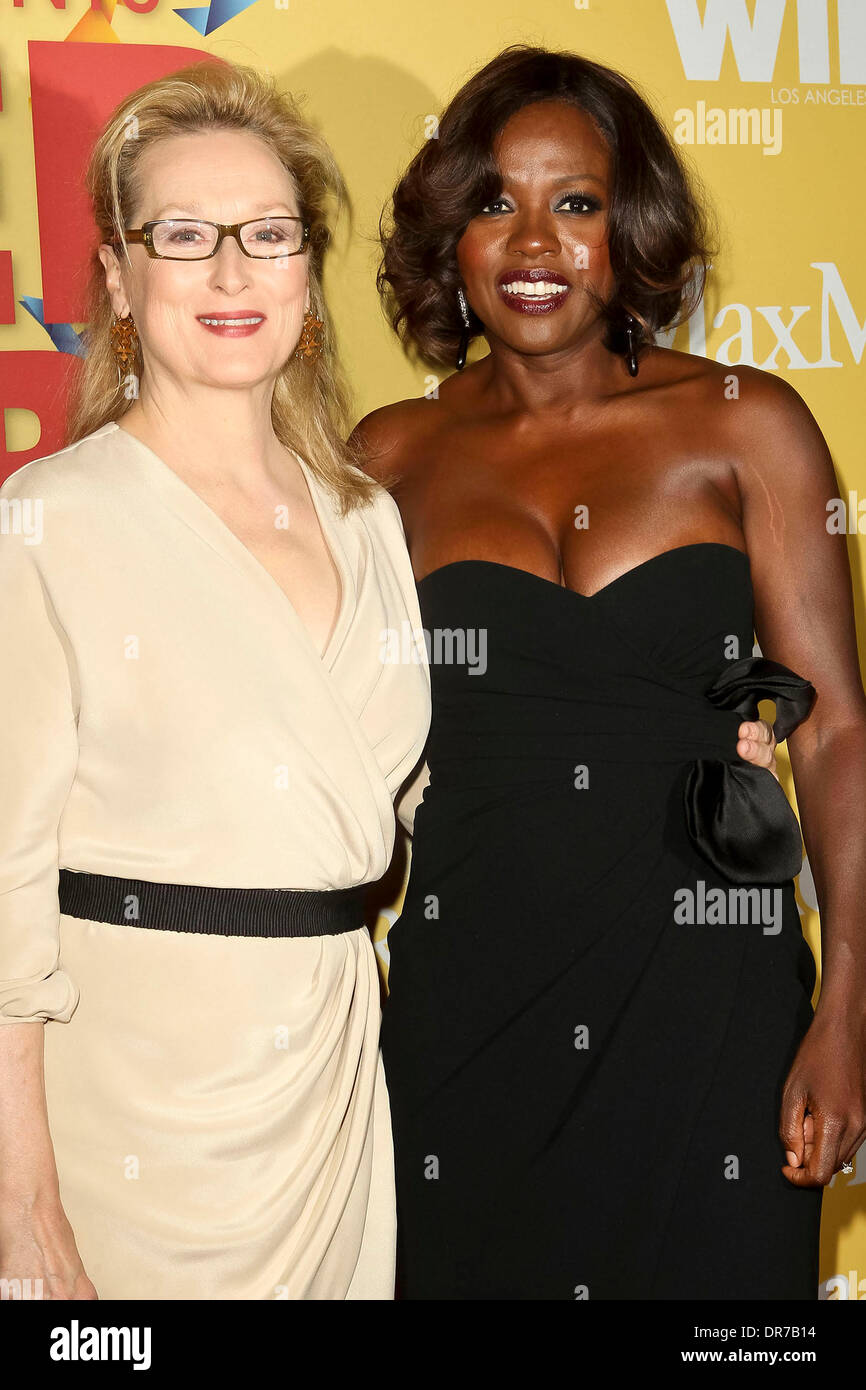 Meryl Streep and Viola Davis Women in Film 2012 Crystal + Lucy Awards ...