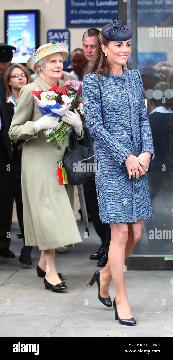 Catherine, Duchess of Cambridge, aka Kate Middleton arrives at ...