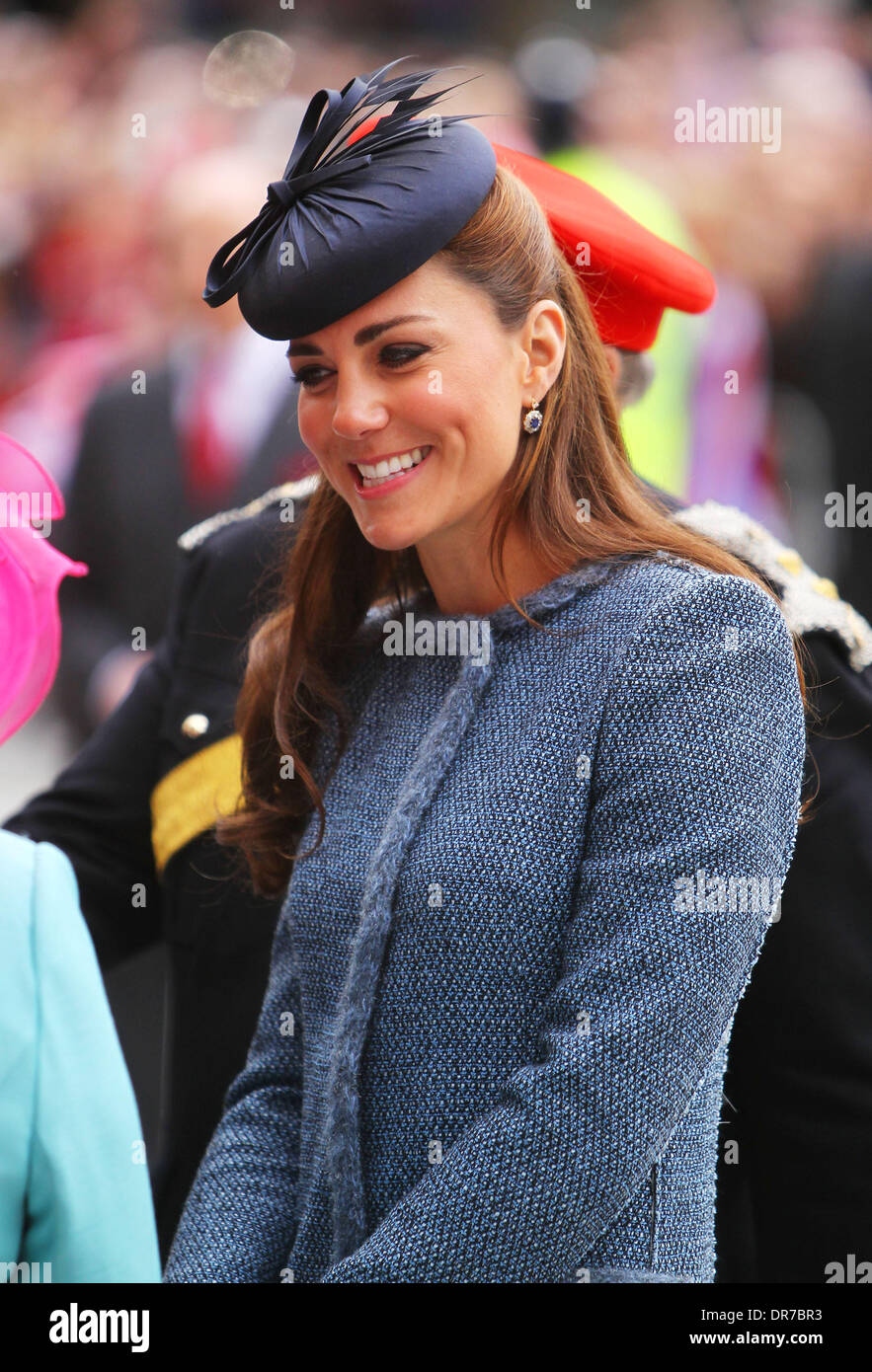 Catherine, Duchess of Cambridge, aka Kate Middleton arrives at market ...