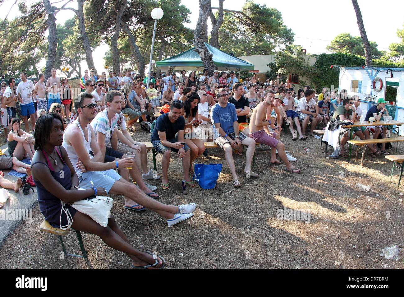 Soundwave Festival Croatia. Petrcane, Zadar, Croatia - 02.07.10 Stock ...