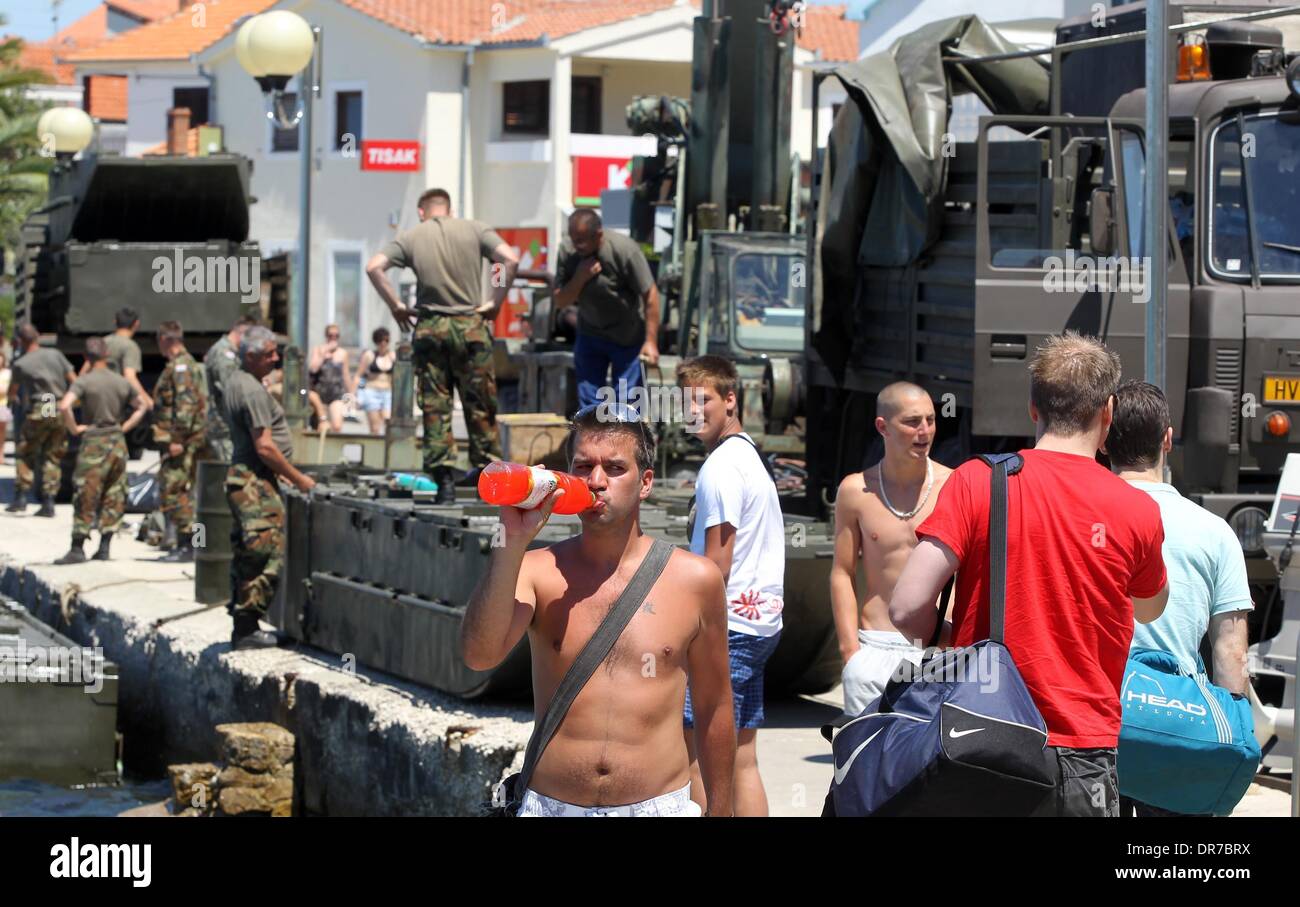 Soundwave Festival Croatia. Petrcane, Zadar, Croatia - 02.07.10 Stock ...