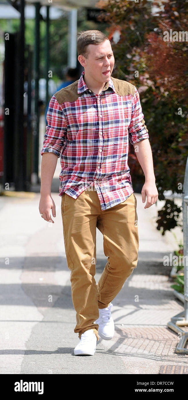 Eastenders star Joshua Pascoe outside BBC Elstree Studios in ...