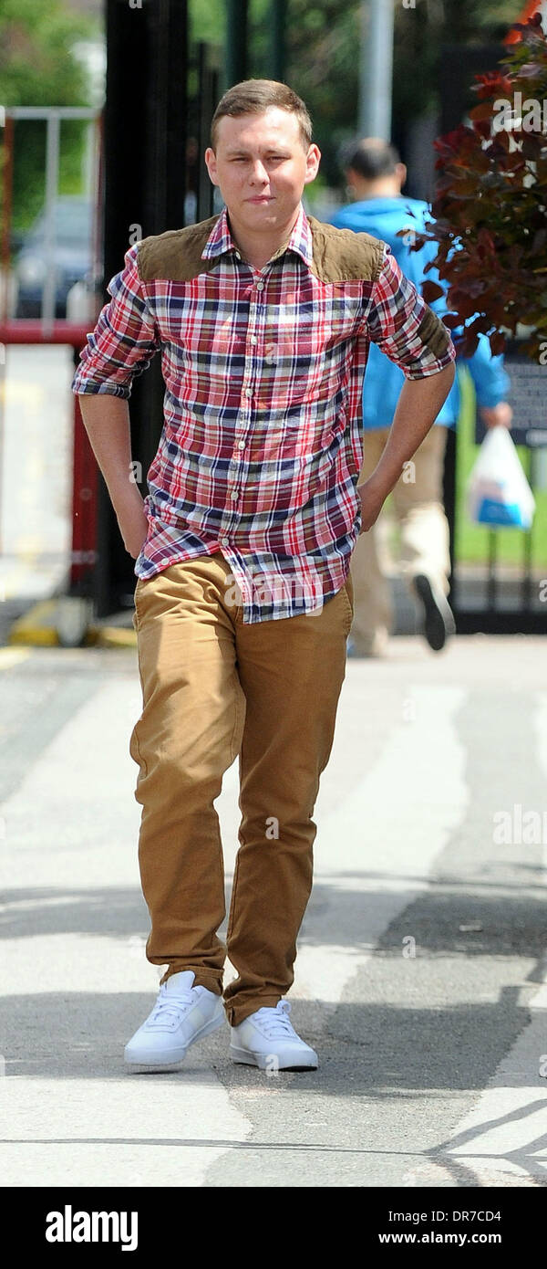 Eastenders star Joshua Pascoe outside BBC Elstree Studios in ...