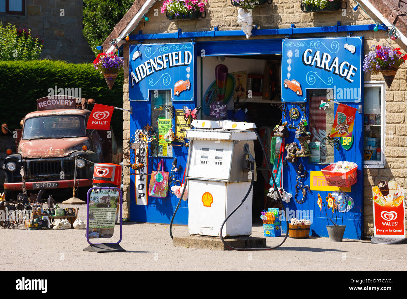 Aidensfield Garage Goathland Scarborough North Yorkshire England Stock ...