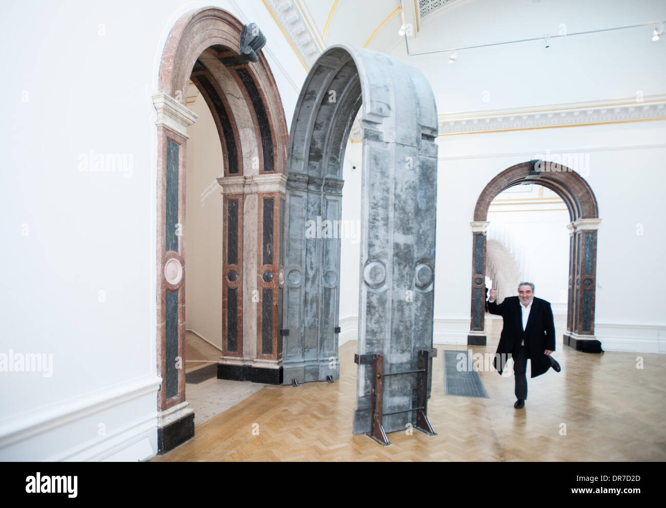 London, UK - 21 January 2014: architect Eduardo Souto de Moura poses ...