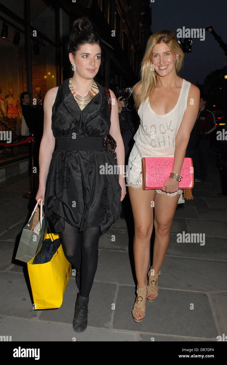 Francesca Hull, at the Esprit store launch party on Regent Street ...