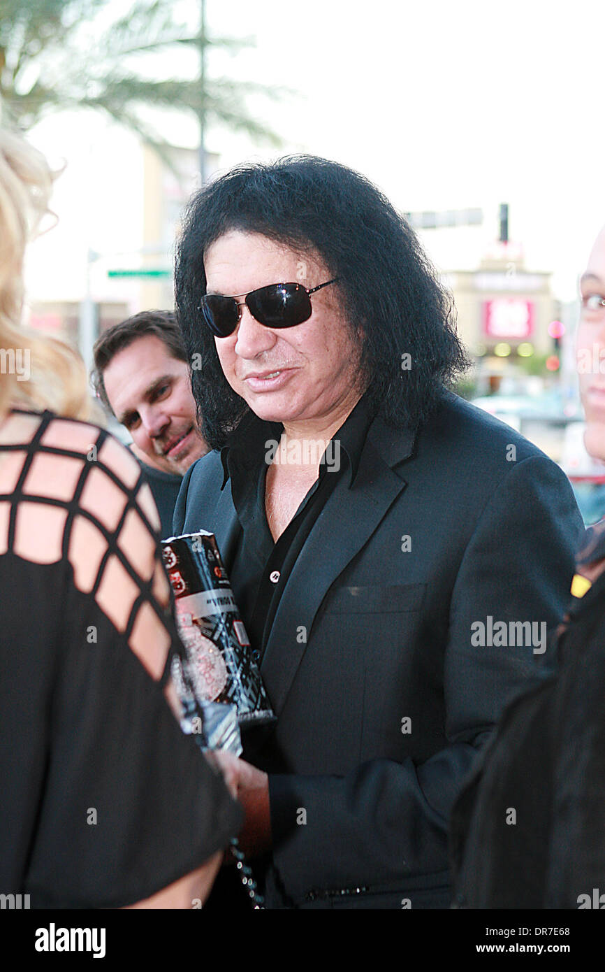 Gene Simmons attends an event at 'KISS' Mini Golf in Las Vegas Las ...