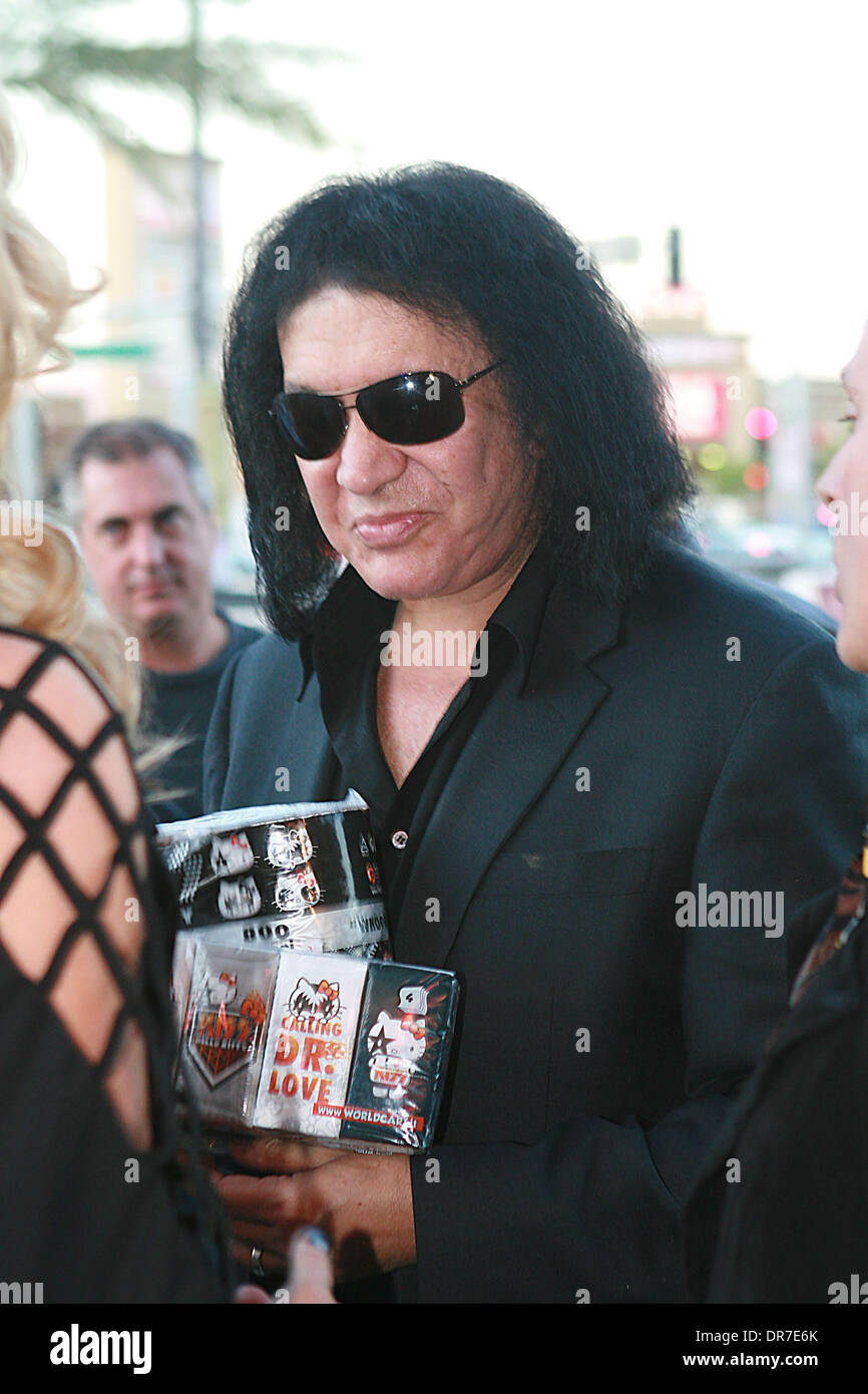 Gene Simmons attends an event at 'KISS' Mini Golf in Las Vegas Las ...