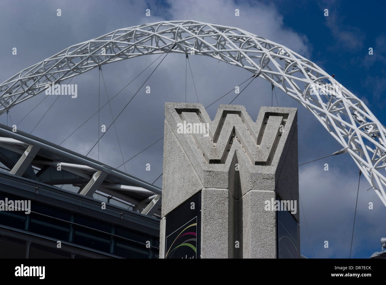 Entrance to Wembley Stadium, Wembley, London, NW10, England Stock Photo ...