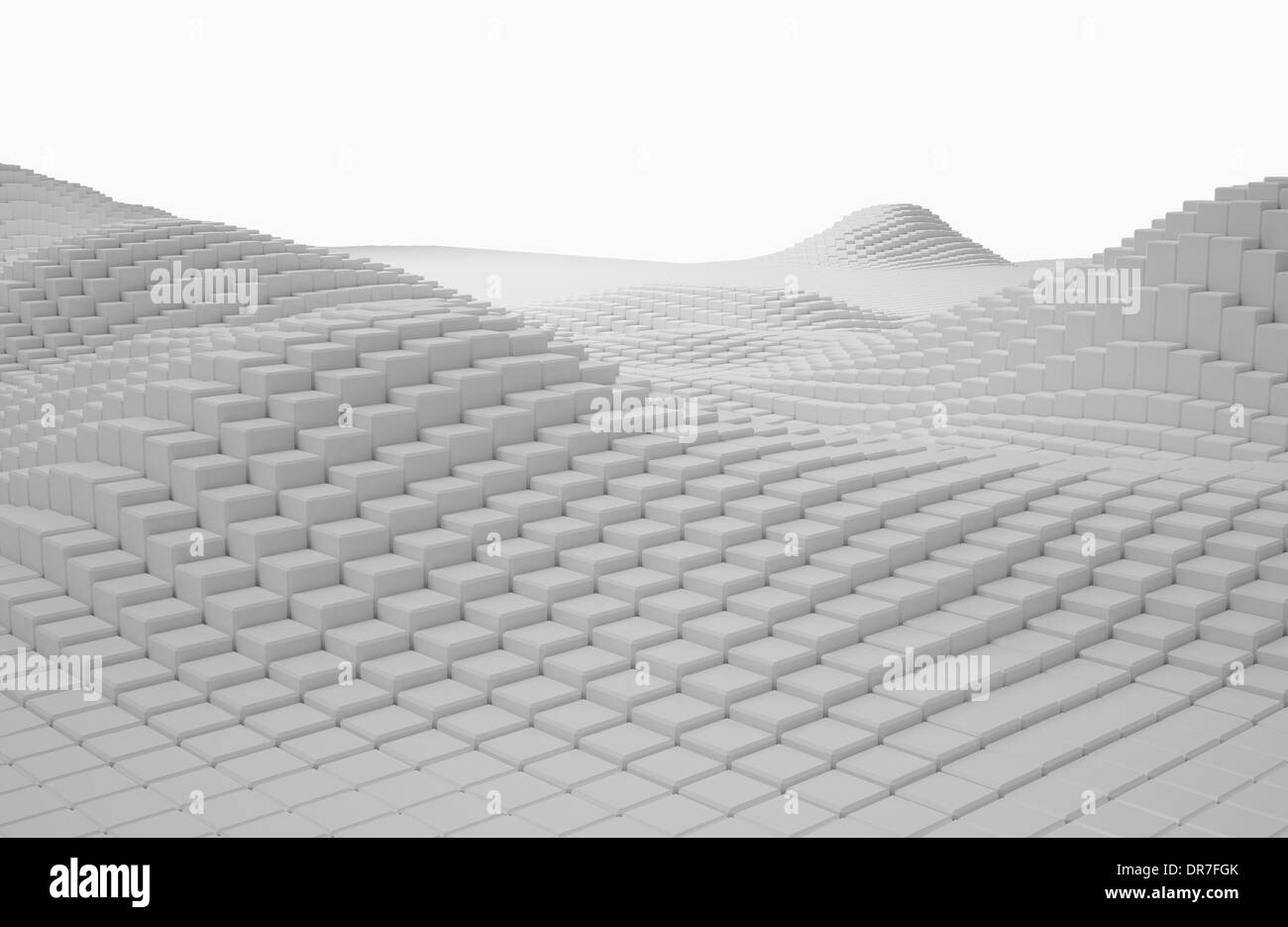 3d wavy surface Stock Photo - Alamy