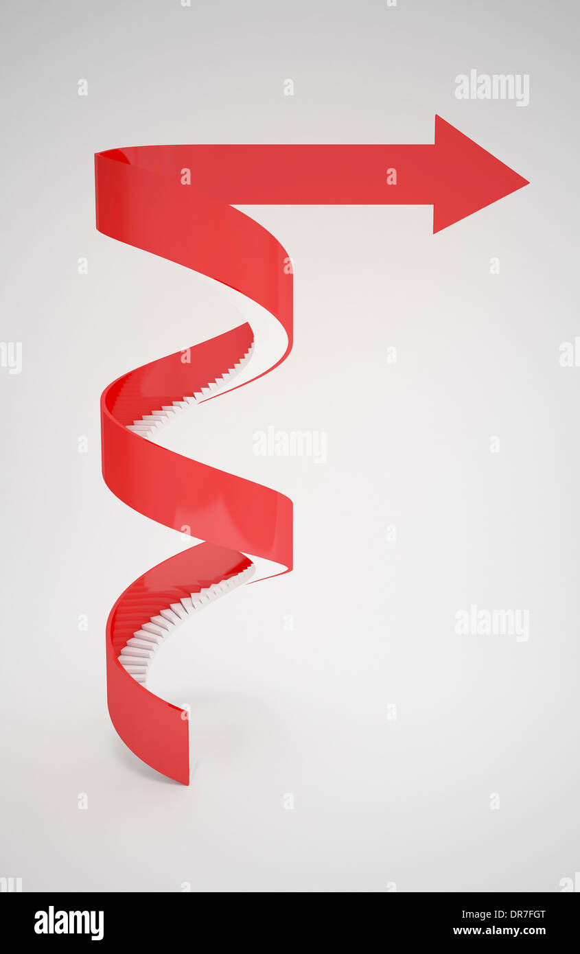 Wavy arrow hi-res stock photography and images - Alamy