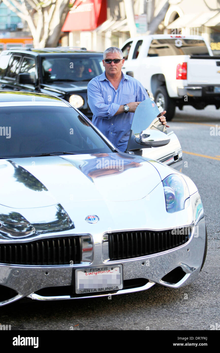 Justin Bieber Fisker Karma Crash