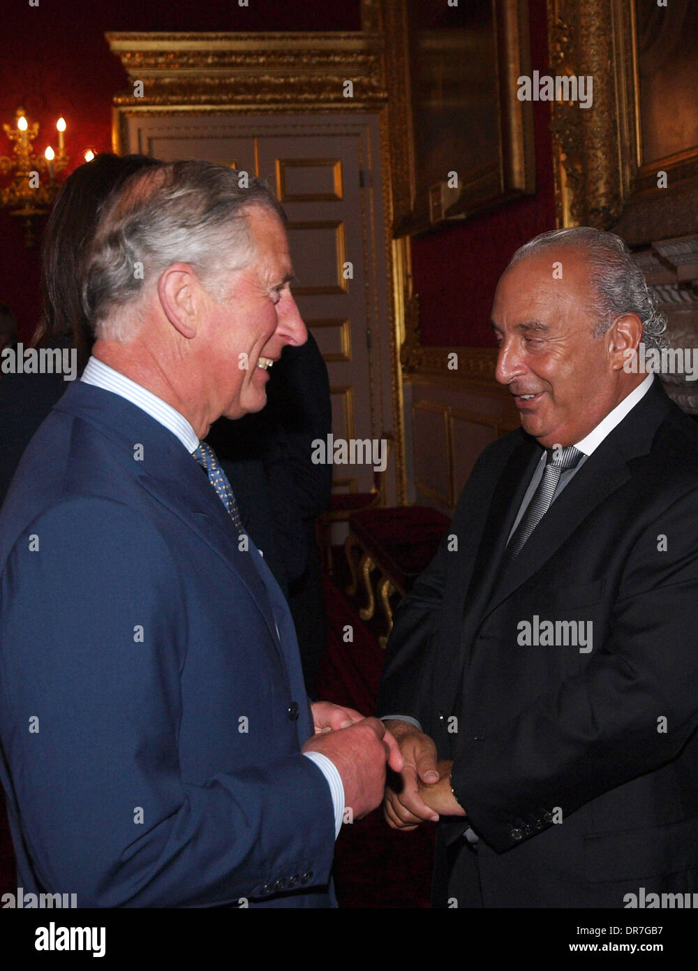 Prince Charles, The Prince of Wales talks with Sir Philip Green Prince ...