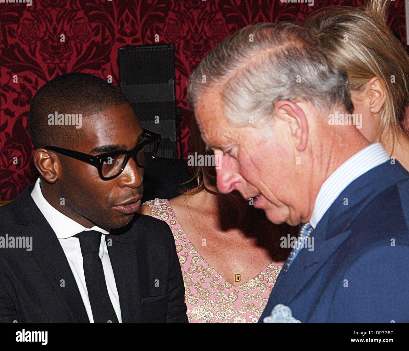 Prince Charles, The Prince of Wales and rapper Tinie Tempah Prince ...