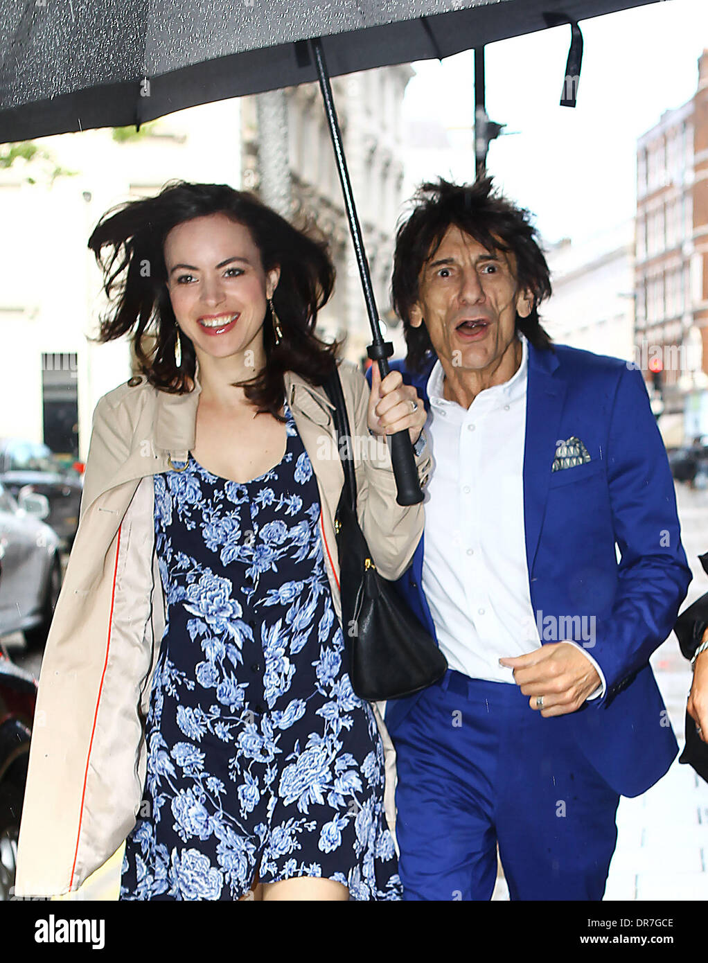 Ronnie Wood and Sally Humphreys High street retailers catwalk show to ...
