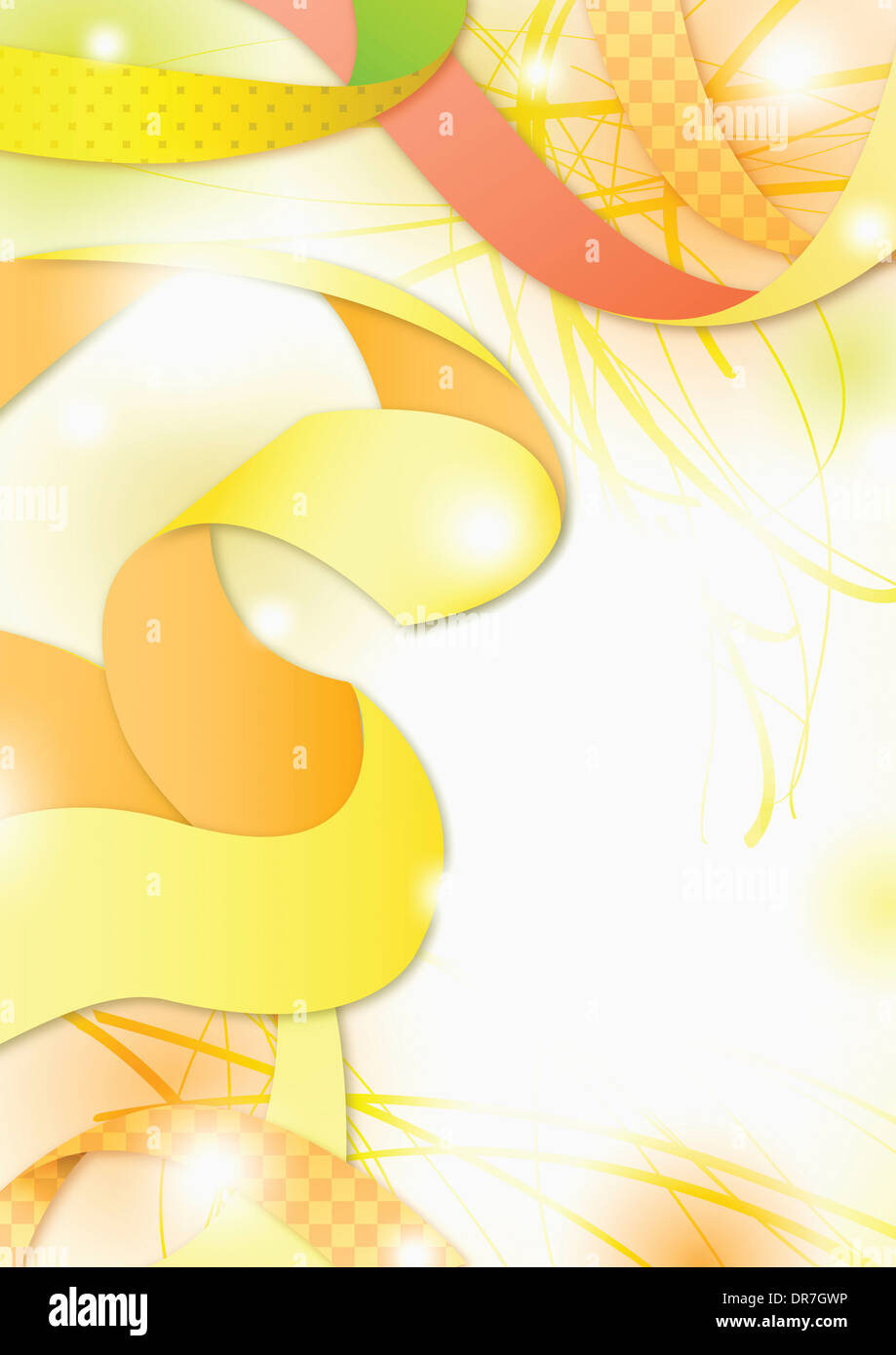 illustration of colorful ribbons Stock Photo - Alamy