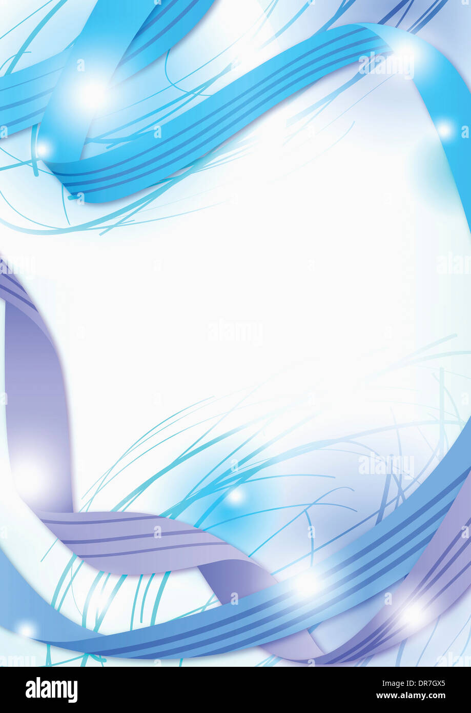 illustration of colorful ribbons Stock Photo - Alamy