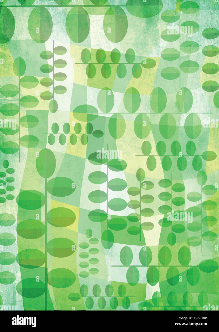 illustration of unique design in green Stock Photo - Alamy