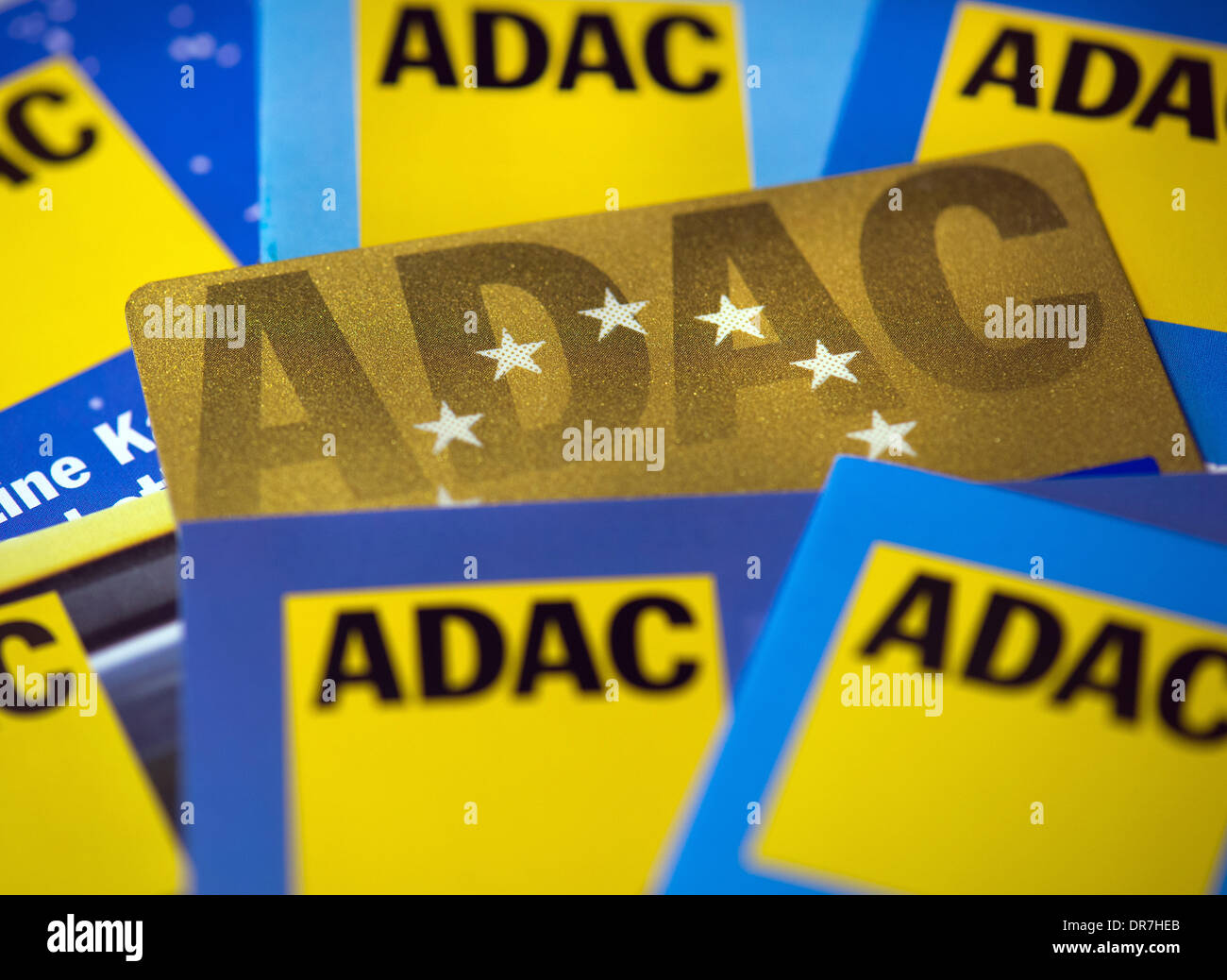 ILLUSTRATION - An illustrated picture shows a member's card of German ...