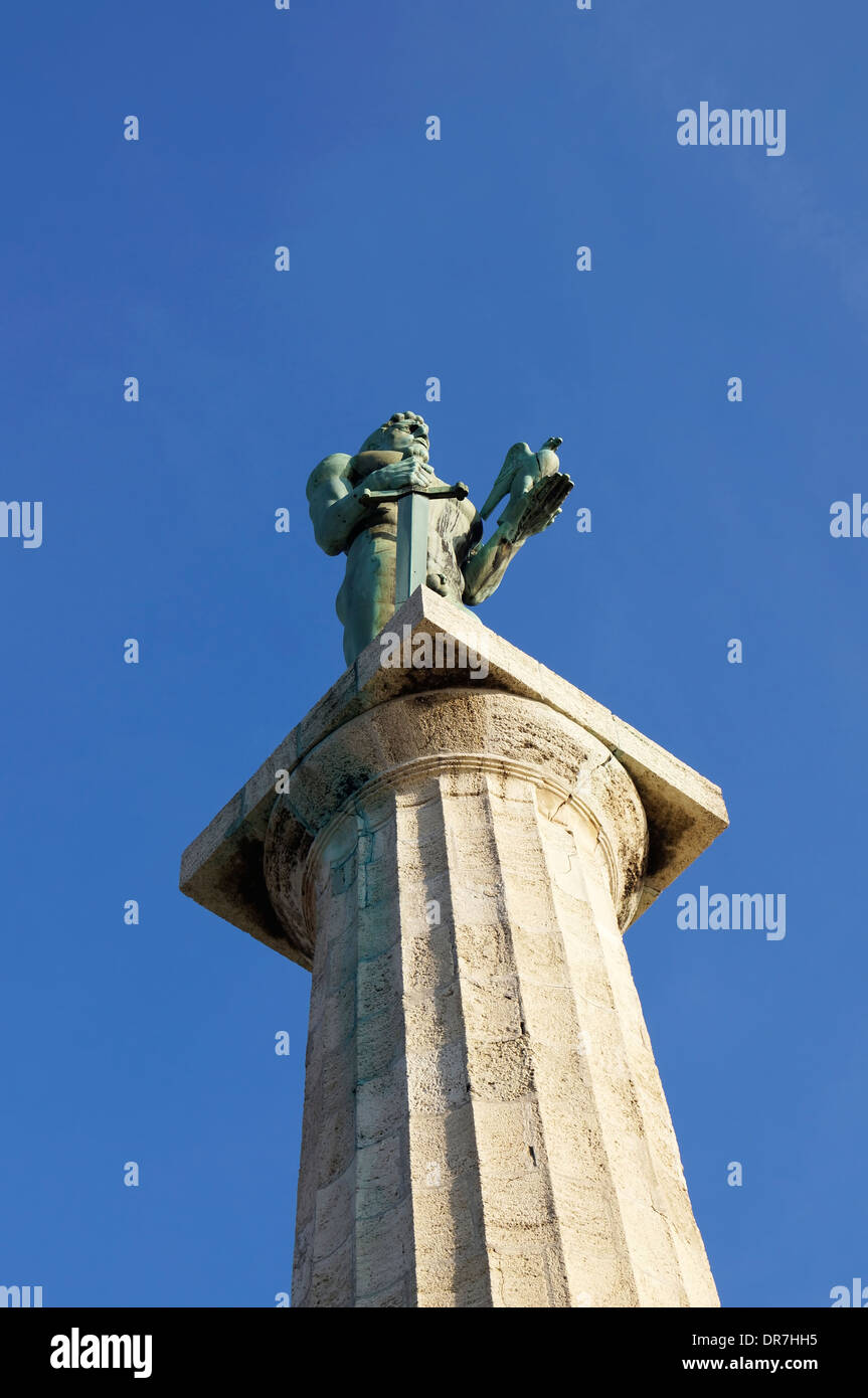 Victor monument in Belgrade, Serbia Stock Photo - Alamy