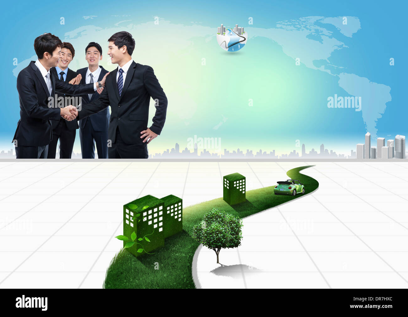 booklet template related to renewable energy Stock Photo - Alamy